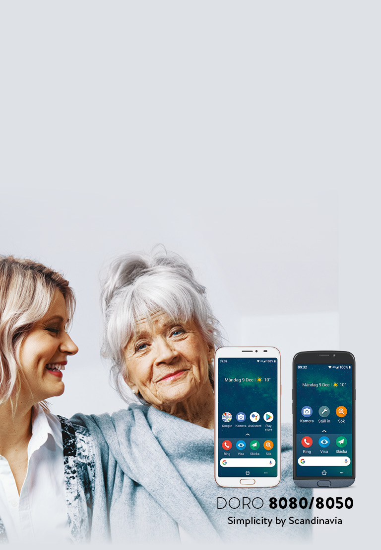 Trygghetstjänster och enkla telefoner för seniorer | Doro