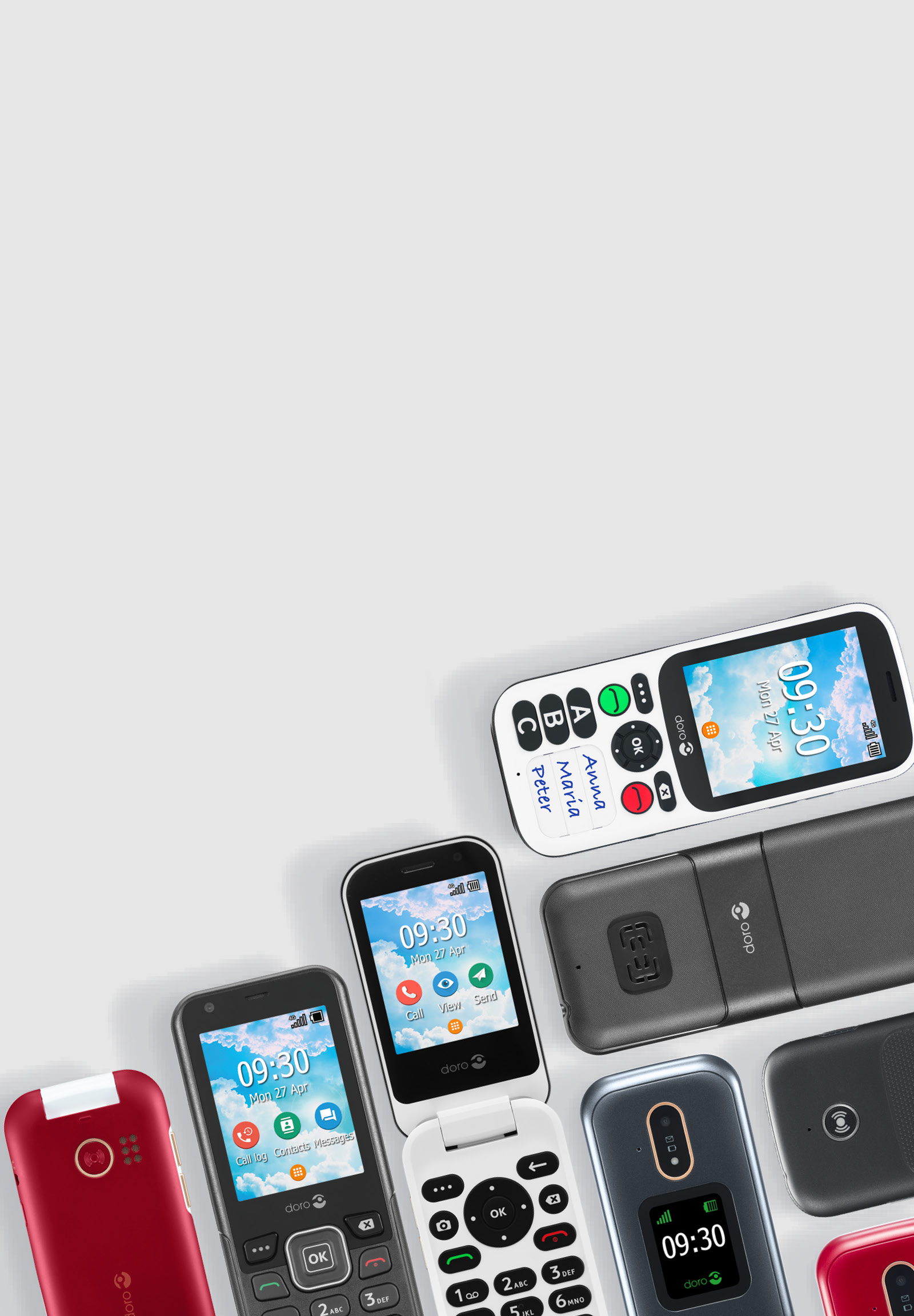 Trygghetstjänster och enkla telefoner för seniorer | Doro